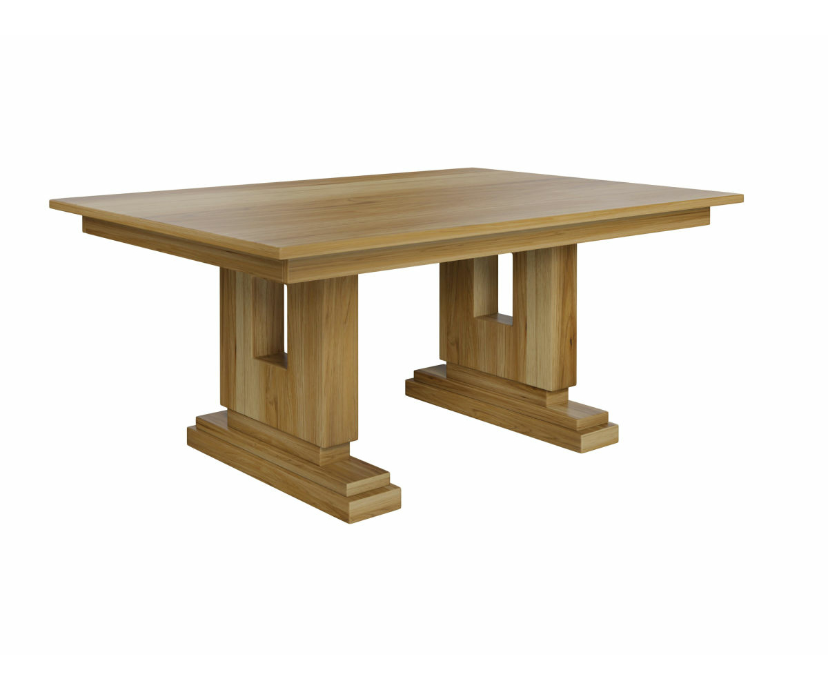 Boca Double Pedestal Table - Stone's Furniture