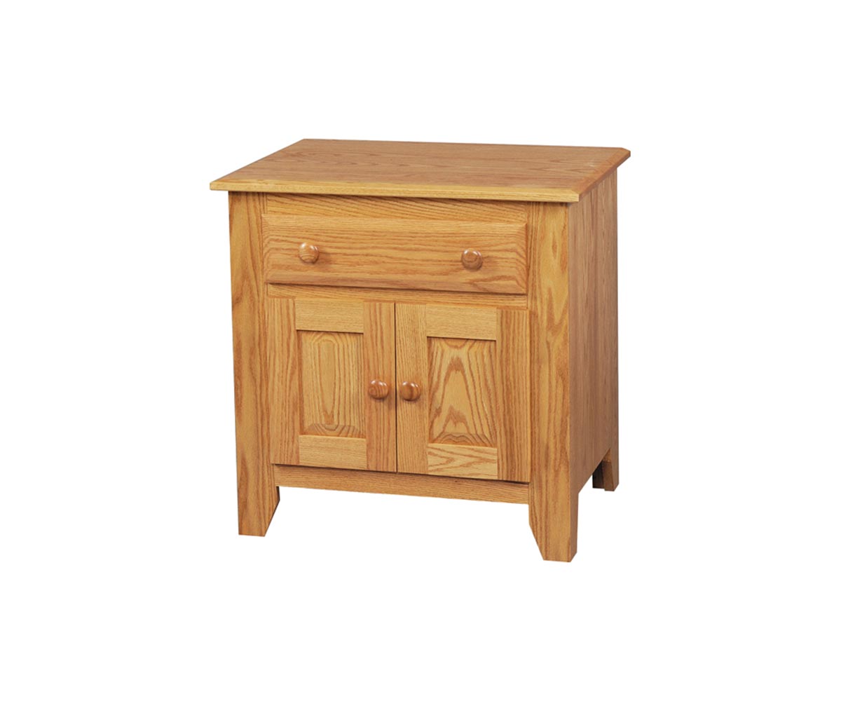 Shaker Nightstand with Doors - Stone's Furniture