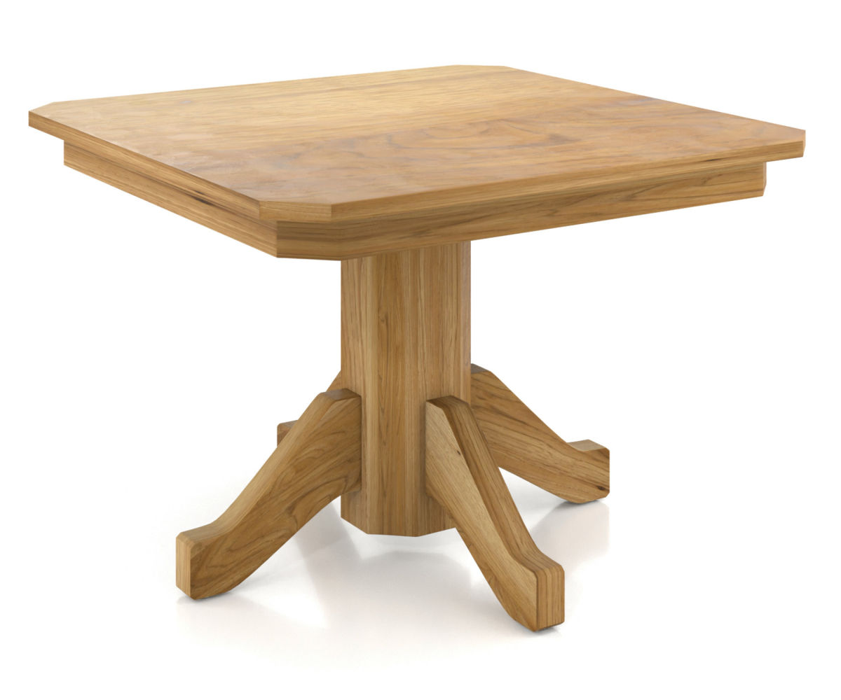 Shaker Single Pedestal Table - Stone's Furniture