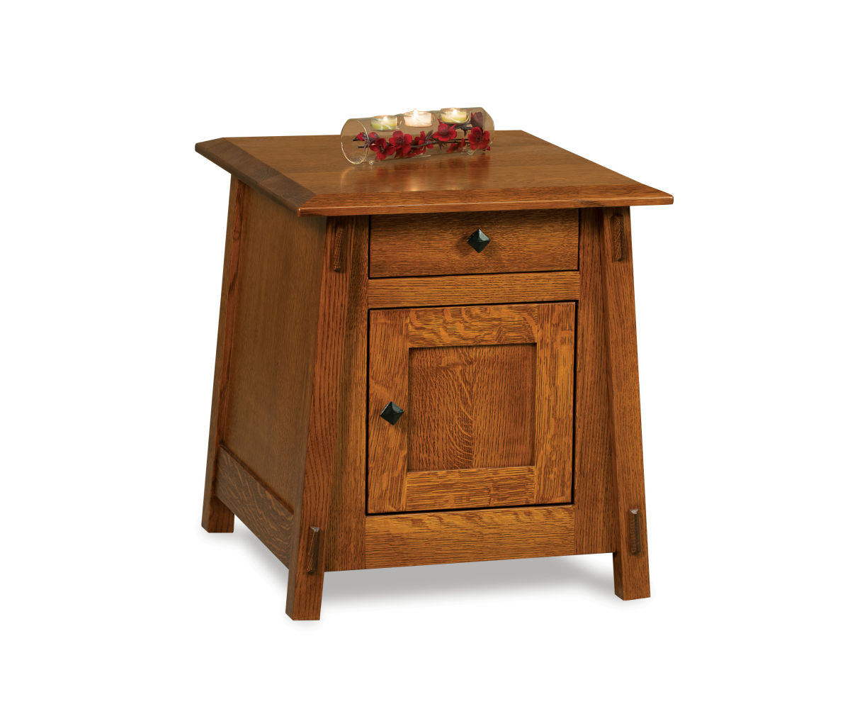 Colbran Enclosed End Table - Stone's Furniture