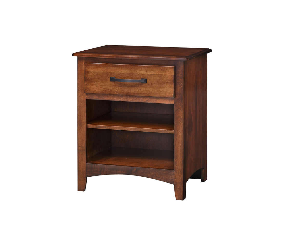 Concord 1 Drawer Nightstand with Open Shelf - Stone's Furniture