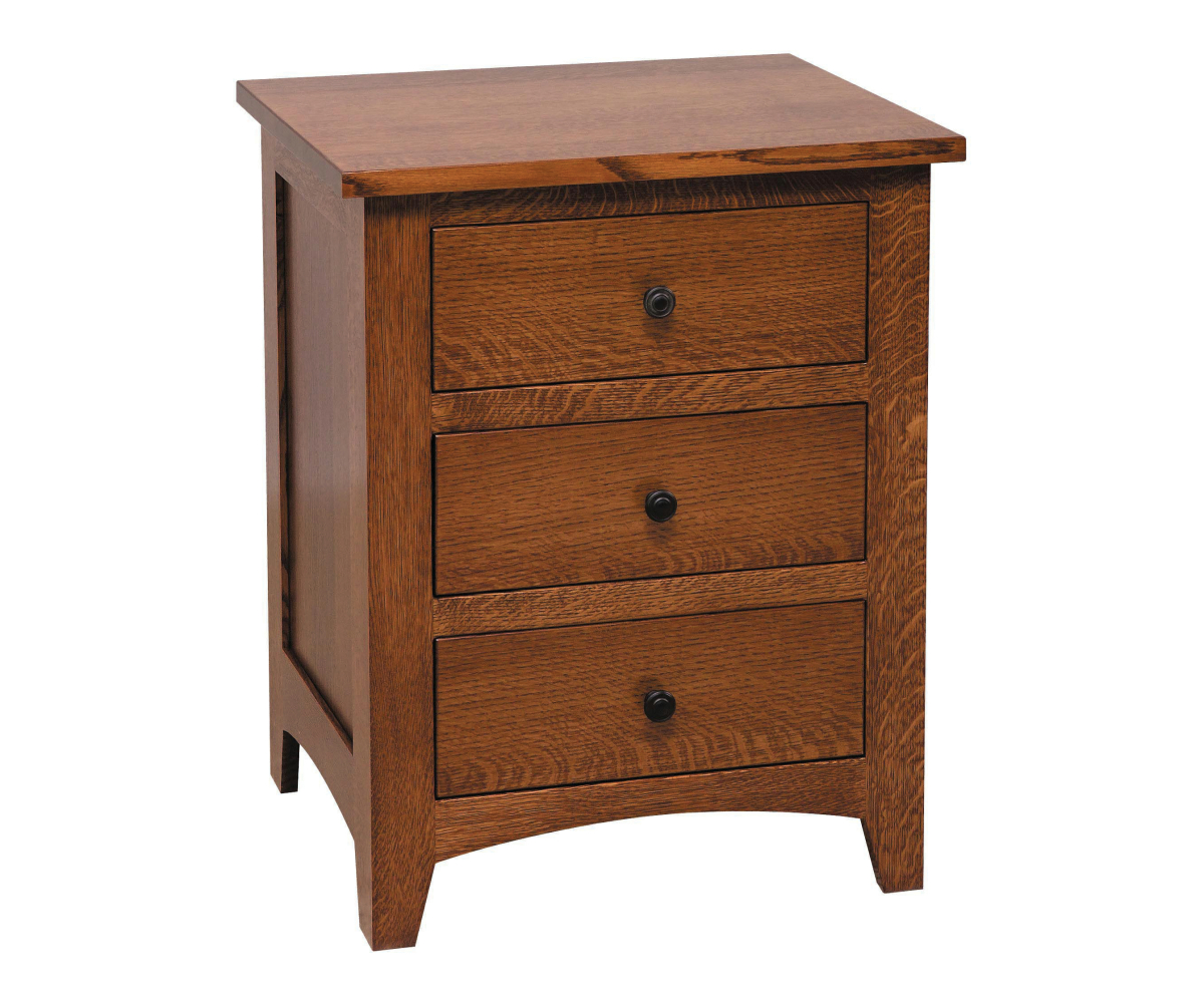 Barrs Mill 3 Drawer Night Stand - Stone's Furniture