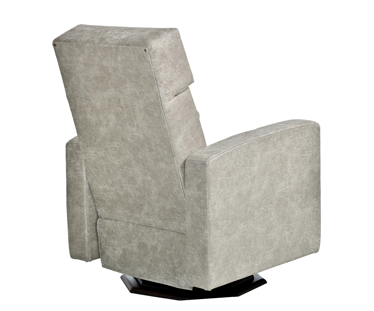 Modern Shaker Swivel Glider Recliner - Stone's Furniture