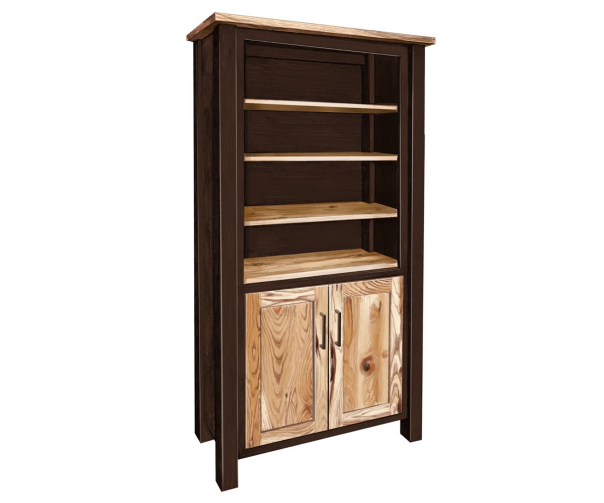 Colwood Bookcase With Doors - Stone's Furniture