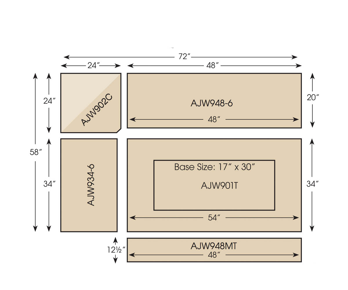 Mission Nook Set - Stone's Furniture