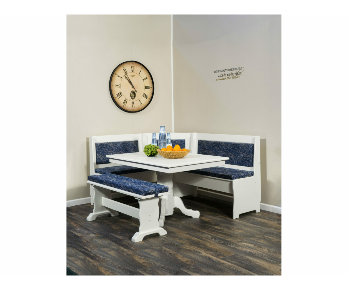 Upholstered Traditional Nook Set - Stone's Furniture